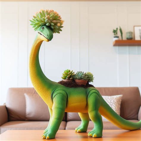 Bringing Jurassic Flair To Your Garden Dinosaur Plant Pots Delight