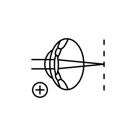 Hyperopia Eye Vector Icon Illustration 23193976 Vector Art At Vecteezy