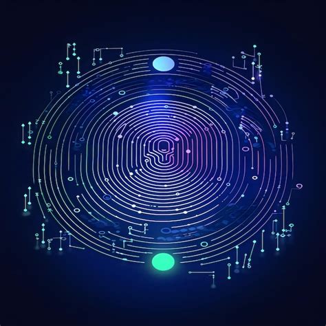 Premium Ai Image Artificial Intelligence Fingerprint Background Created With Generative Ai