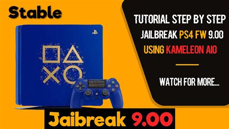 Ps4 900 Jailbreak Using Kameleon Aio Host Leeful Goldhen Server