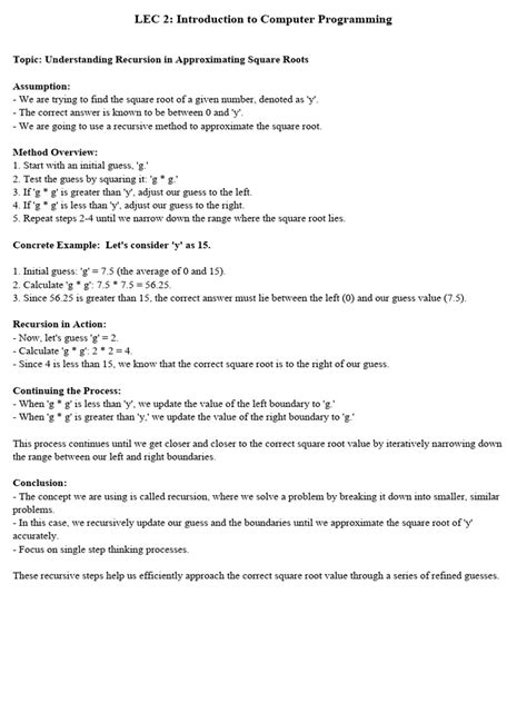 Lec 2 Icp Notes Pdf Computing Computer Science