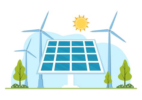 Dibujo De La Planta De Energía Solar