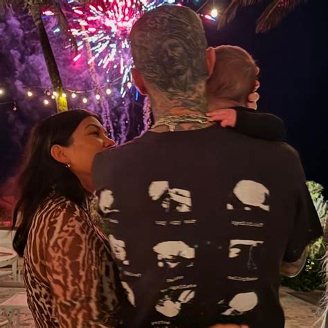 Revisit Kourtney Kardashian Travis Barkers First Year With Son Rocky