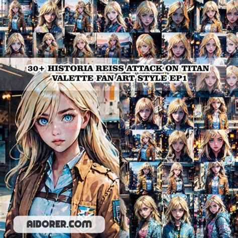 30 Historia Reiss Attack On Titan Valette Fan Art Style Ep1 Aidorer