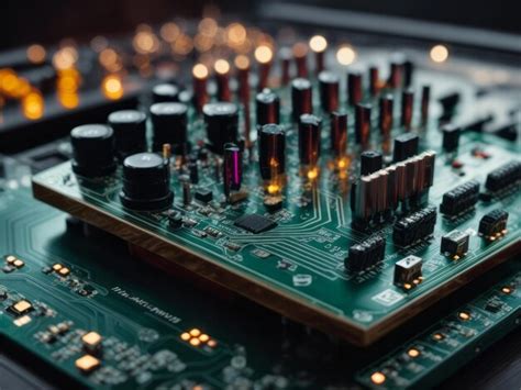 Premium Ai Image Big Data Technology Cyberspace Motherboard Microchip