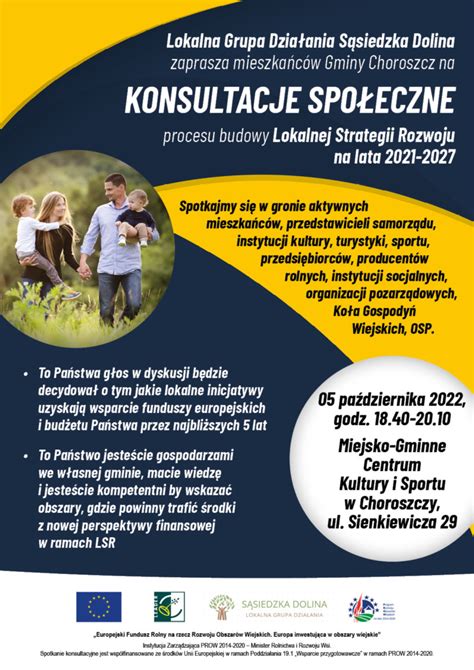 Spotkanie Konsultacyjne W Sprawie LSR M GCKiS W CHOROSZCZY