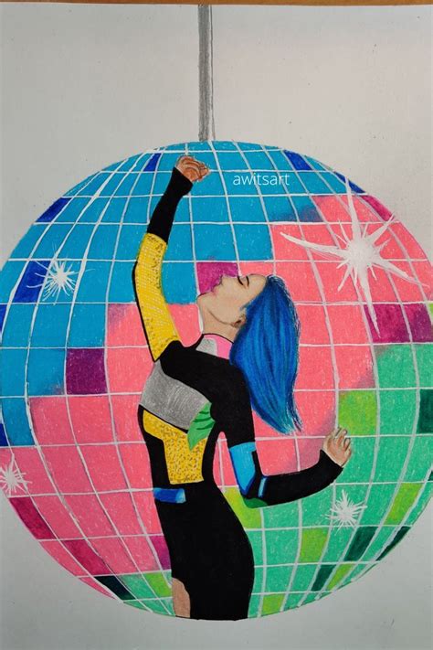 ITZY RYUJIN WANNABE DRAWING Itzy Drawings Prismacolor Pencils