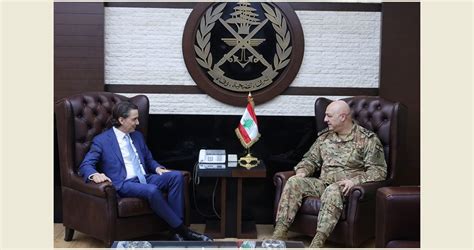 الوكالة الوطنية للإعلام قائد الجيش بحث وهوكستين التطورات عند الحدود