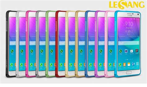 Ốp Viền Note 4 Love Mei Curved Kim Loại Siêu Mỏng Bo Tròn Cạnh