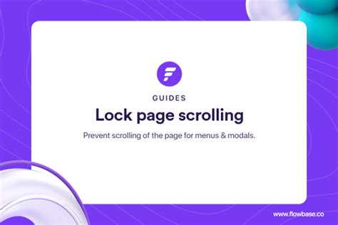 Webflow Lock Scrolling Ios Working Webflow