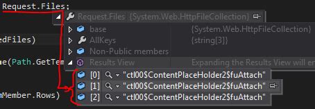 C FileUpload Contol Not Showing Posted Files Stack Overflow