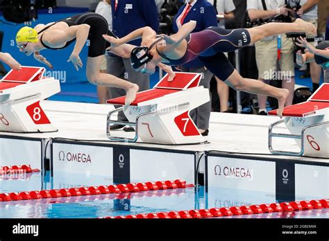 Tokyo Kanto Japan 1st Aug 2021 Cate Campbell Aus And Abbey
