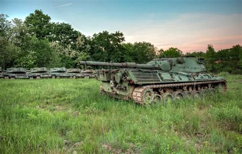Wallpaper field, weapons, tanks for mobile and desktop, section оружие ...