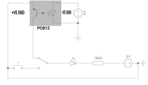 Correct Optocoupler Output Emitter Configuration Ve Ground Circuit