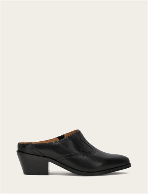 Womens Black Luna Mule The Frye Company