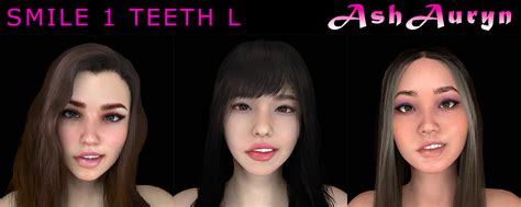 Ashauryns Facial Expression Creator Tools Smiles Pack Morphs