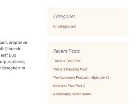 How To Fade In Last Sidebar Widget In Wordpress Using Jquery