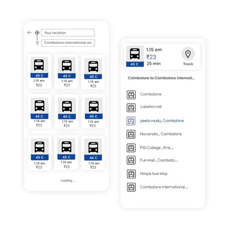 Local Bus Route Ui Design Bus Ui Design Bus Route