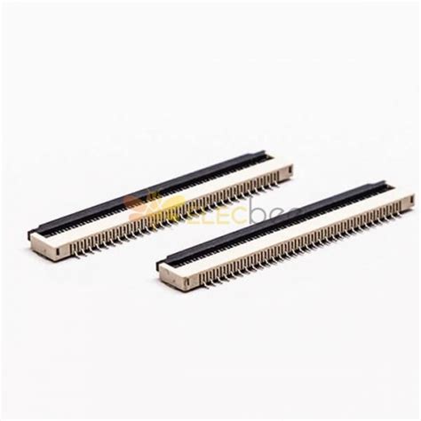 FFC FPC Connector Mm Pitch Pin Bottom Contact Style Front Flip Straight Socket H