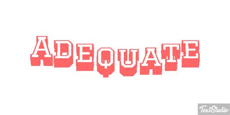 Adequate Word Animated  Logo Designs