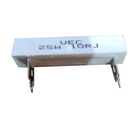 Vec 25w 10rj Ceramic Resistor At ₹ 10 New Delhi Id 2851769908030