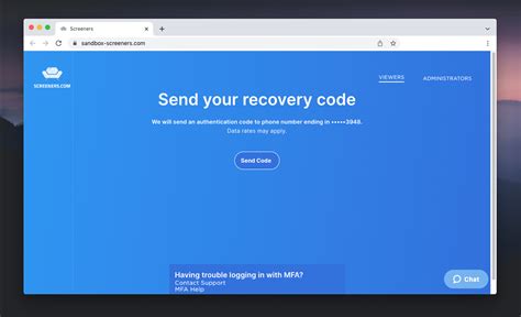 Multifactor Authentication Faqs Screeners Viewers