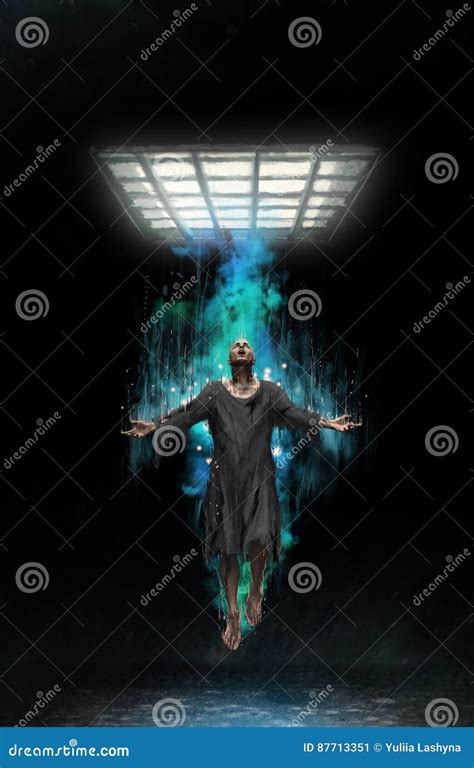 Evil Wizard Casting Spell On Planet Earth Cartoon Character Vector