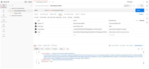authentication l series api postman api network