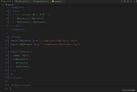 Vue学习计划 Vue2 Vuecli（三）ref属性、mixins混入、插件、scoped样式 Csdn博客