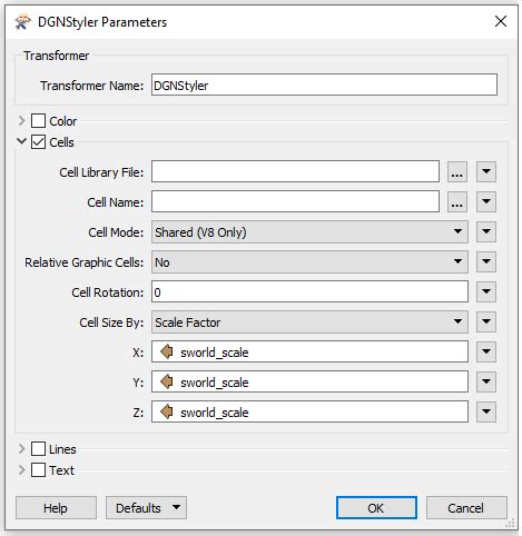 I Am Translating Point Geometries From Smallworld To Cells In