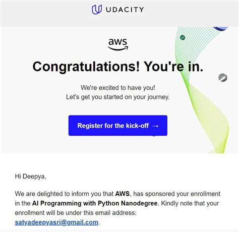 Deepya Nadimpalli On Linkedin Awsmlscholarship Udacity Artificialintelligence Aiprogramming