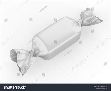 Blank Double Twist Candy Packaging Template Stock Illustration Shutterstock