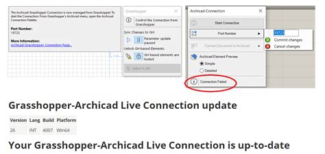 Archicad 26 Grasshopper Rhino 7 Live Connection Grasshopper