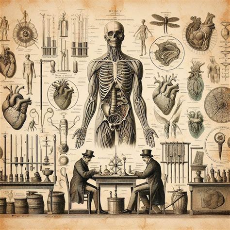 Premium Photo Old Anatomy Book