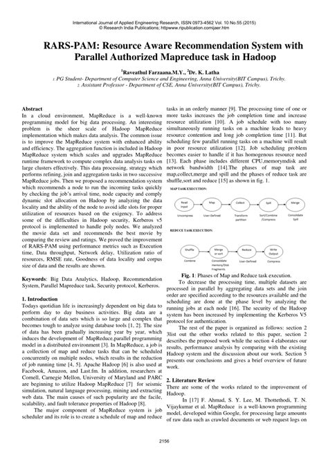 Pdf Rars Pam Resource Aware Recommendation System With Parallel