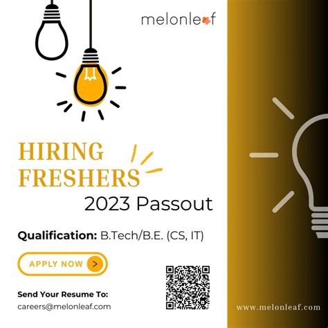 Salesforce For Freshers On Linkedin Melonleaf Consulting Is Hiring Salesforce Fresher Who Are