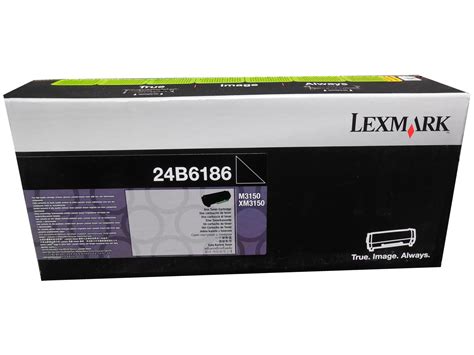 Lexmark 24B6186 Black Toner Cartridge 16k XM3150 Genuine OEM Original