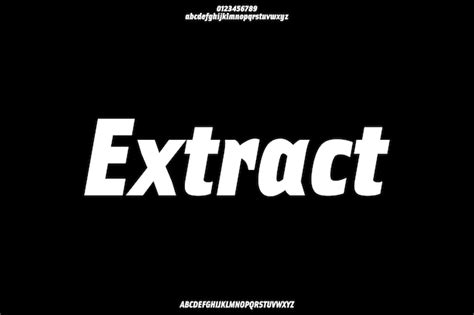 Premium Vector Extract Italic Bold Creative Vector Sport Display Alphabet Font Design