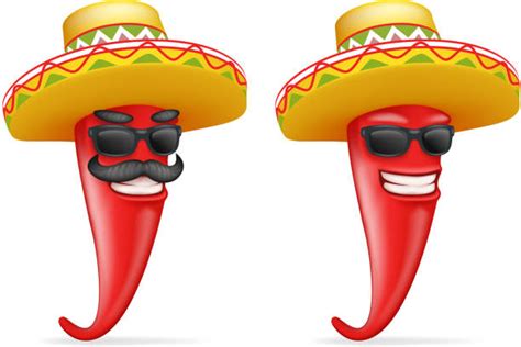 Chili Pepper Sunglasses Illustrations Royalty Free Vector Graphics