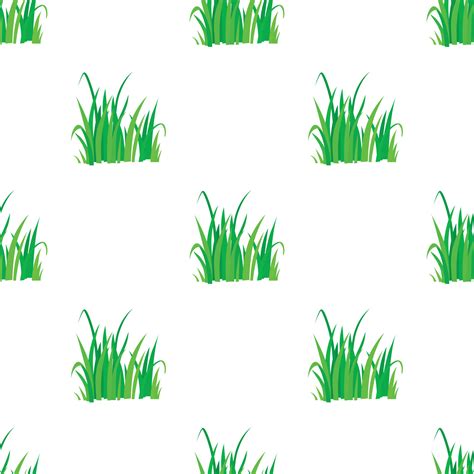 Grass Pattern Seamless Vector 15065950 Vector Art At Vecteezy