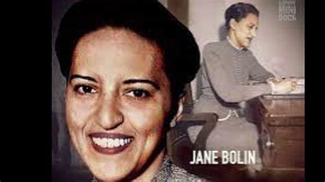 Jane Bolin Youtube