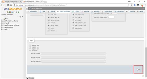 H Ng D N T O T I Kho N Mysql M I B Ng Phpmyadmin Tr N Xampp T N M Blog