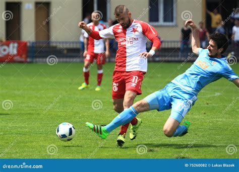 Levan Kenia Slavia Prague Editorial Photography Image Of Slovan Bratislava 75260082