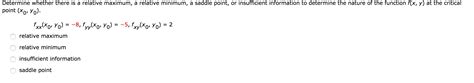Solved Determine Whether There Is A Relative Maximum A