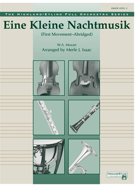 Eine Kleine Nachtmusik St Movement B Flat Bass Clarinet B Flat Bass Clarinet Part Digital