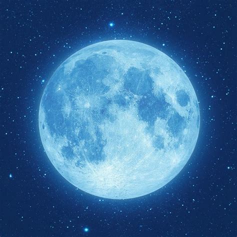천구 지구 푸른 조명 효과 Png 일러스트 및 Psd 이미지 무료 다운로드 Pngtree Full Blue Moon