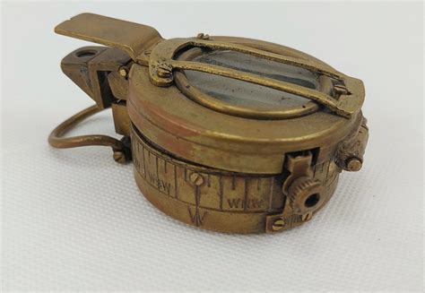 1943 Mkiii British Prismatic Marching Compass By Ckc Sally Antiques
