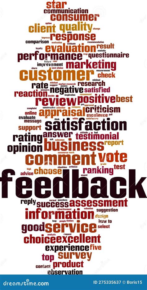 Feedback Word Cloud Stock Vector Illustration Of Comment 275335637
