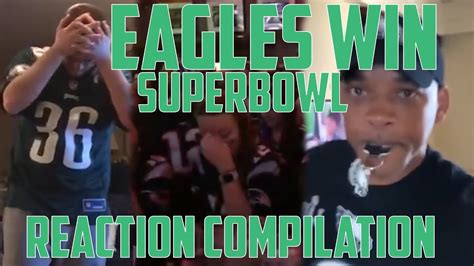 Greatest Eagles Fan Reactions Compilation Eagles Win Superbowl 2018