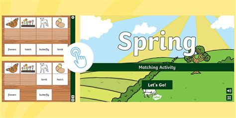 Interactive Spring Game Matching Activity Twinkl Go